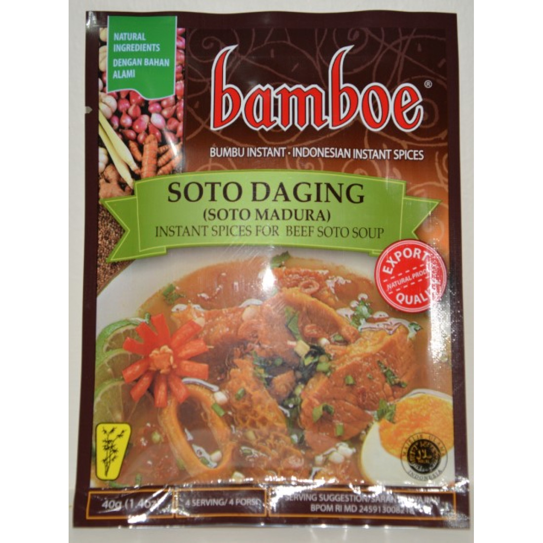 Bamboe - Soto Daging Madura 40g